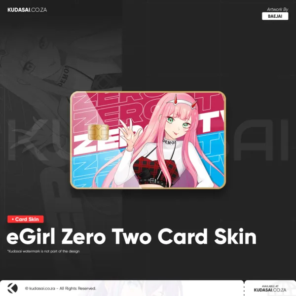 Anime Card Sticker - Darling in the Franxx - Zero Two
